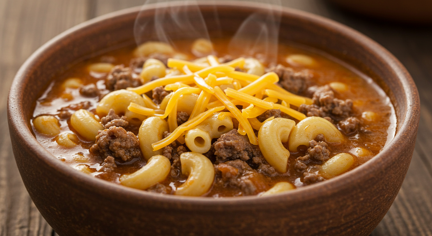 Cheeseburger Macaroni Soup: Cozy Bowl of Joy - Global Kitchin Recipes